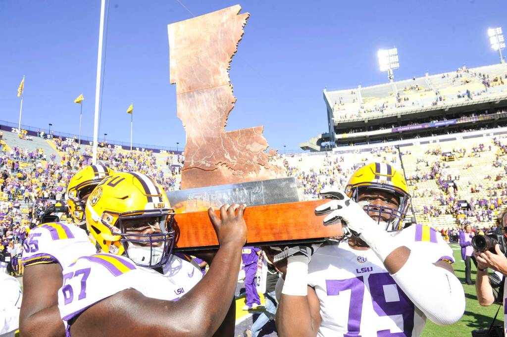 History of the Battle for the Golden Boot – LSU Football Report