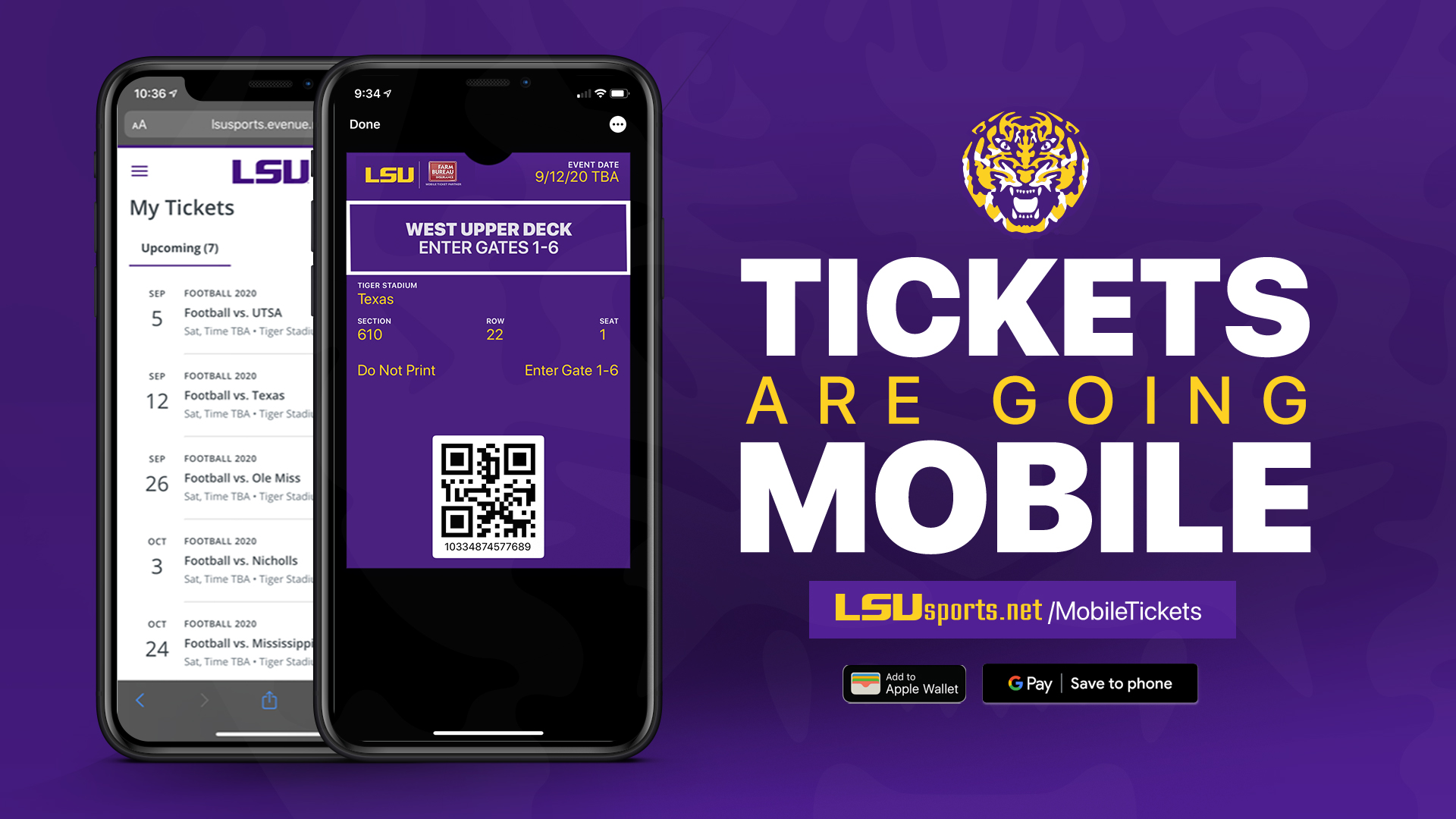 LSU Announces Mobile Ticketing for 2020 Football Season – LSU Football ...