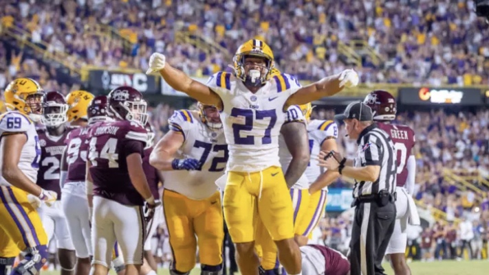 LSU football running back recognized for community service – LSU ...