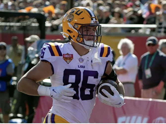 LSU tight end Mason Taylor named to Mackey Award watch list – LSU ...